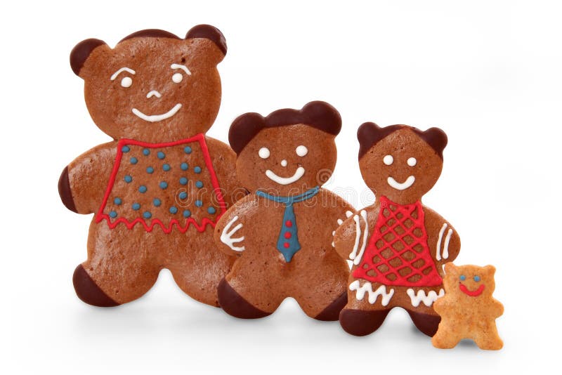 Gingerbread bears stock illustration. Illustration of icing - 38691112