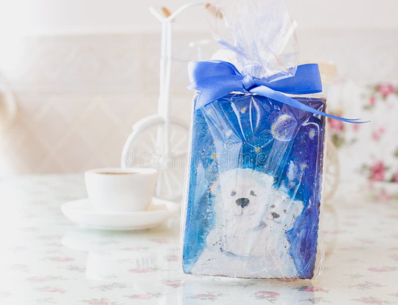 Gingerbread bears new year stock image. Image of bear - 47869629