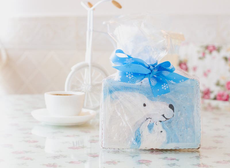 Gingerbread bears new year stock photo. Image of dessert - 47869956