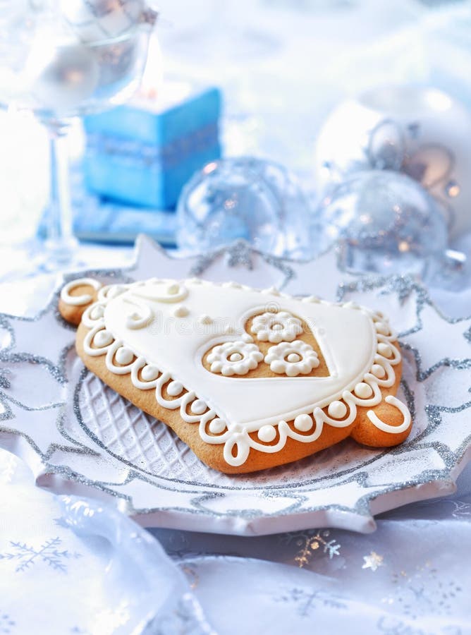 Gingerbread Bell for Christmas Stock Photo - Image of banquet ...