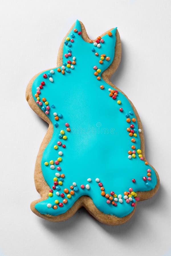 Gingerbread Bunny Isolated on White Background Stock Image - Image of ...