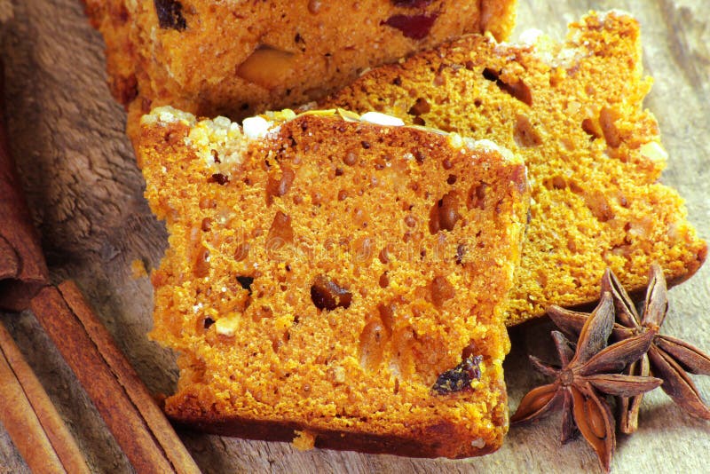 Gingerbread with Candied Fruit Stock Image - Image of star, wooden ...