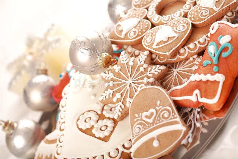 Gingerbread for Christmas stock photo. Image of aromatic - 10739188