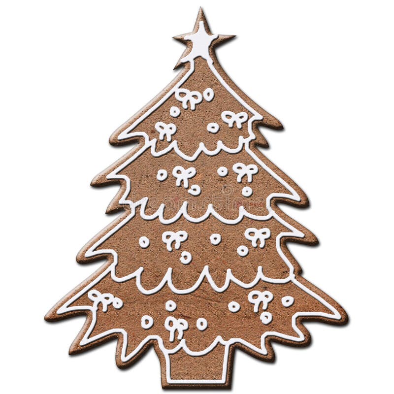 Gingerbread christmas tree stock image. Image of bread - 7018279