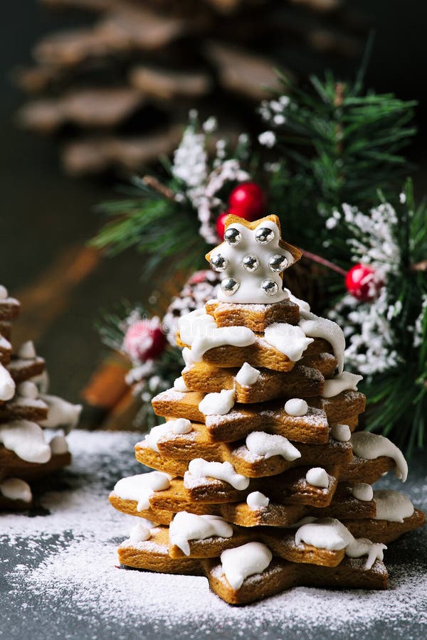 Gingerbread Christmas Trees Stock Image - Image of seasonal ...