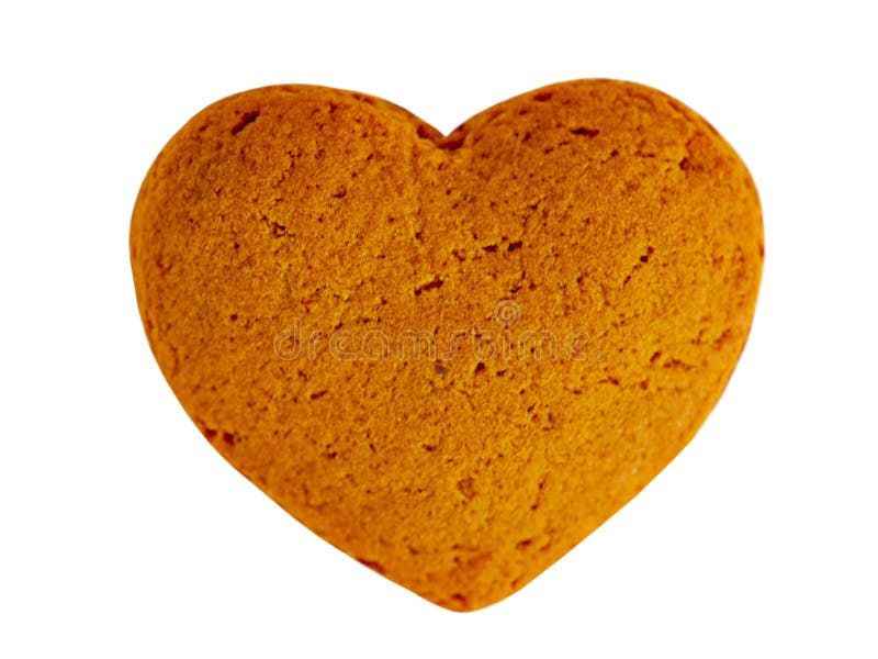 The Shape of Gingerbread in the Form of a Heart, Macro Photo ...