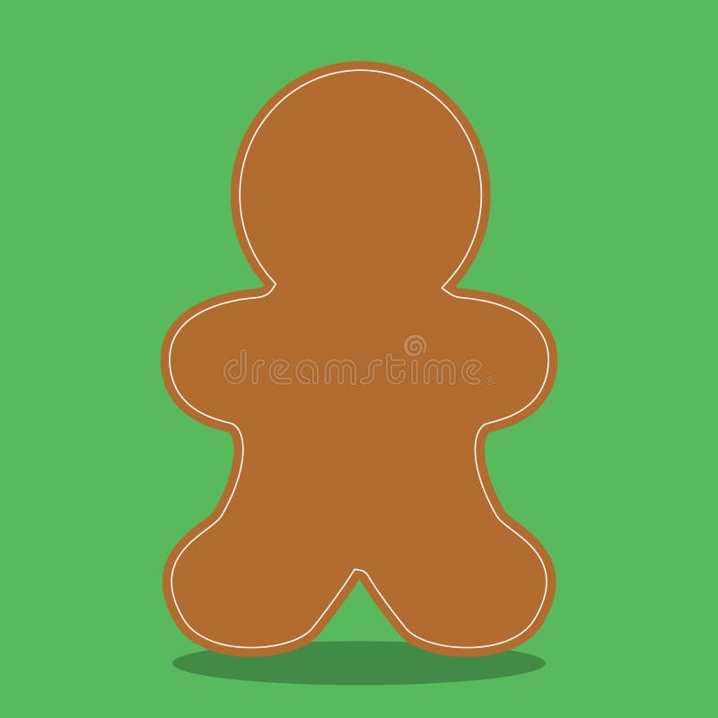 Gingerbread Cookie Green 06 Stock Vector - Illustration of cartoon ...