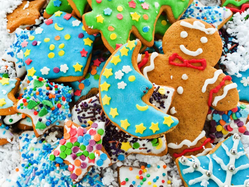 Gingerbread cookies stock image. Image of biscuit, celebration - 22105481