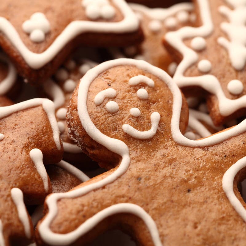 Gingerbread cookies stock photo. Image of baked, closeup - 32748036