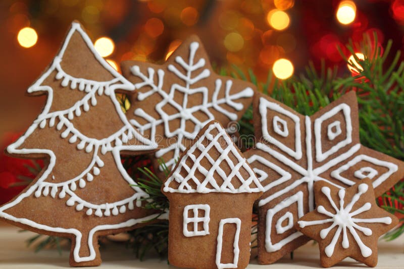 Gingerbread cookies stock image. Image of decorative - 33561503