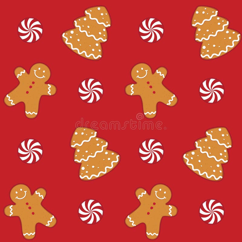 Gingerbread Cookies Seamless Pattern Stock Vector - Illustration of ... Gingerbread Cookies Seamless Pattern Stock Vector - Illustration of ...