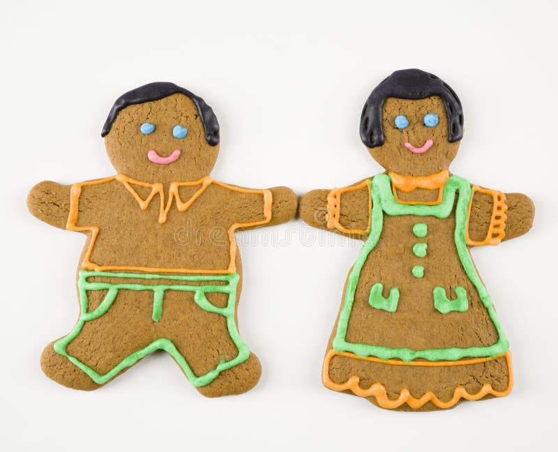 Gingerbread couple. stock image. Image of gingerbread - 3533387