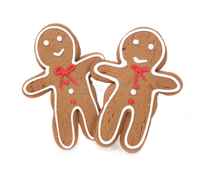 Gingerbread couple stock photo. Image of baked, words - 28701104