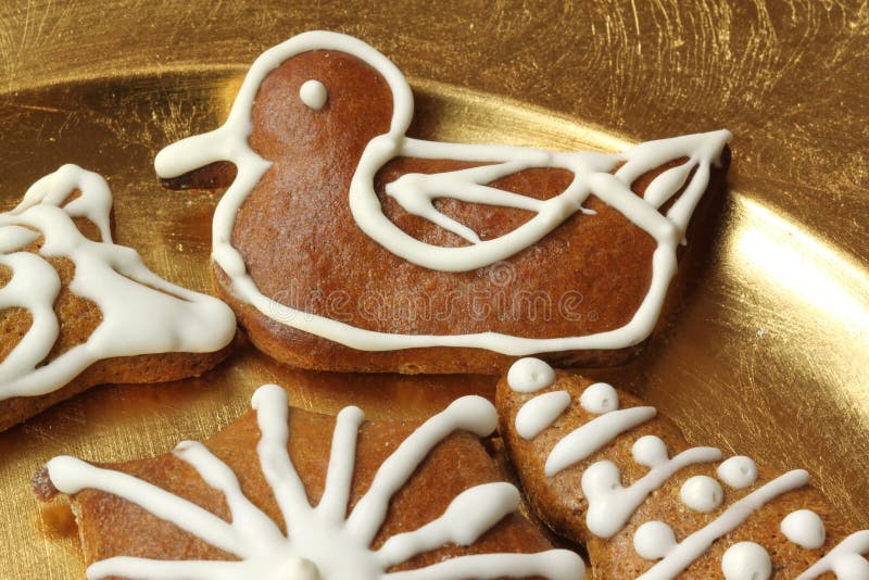Gingerbread duck stock image. Image of animal, crunchy - 13146427