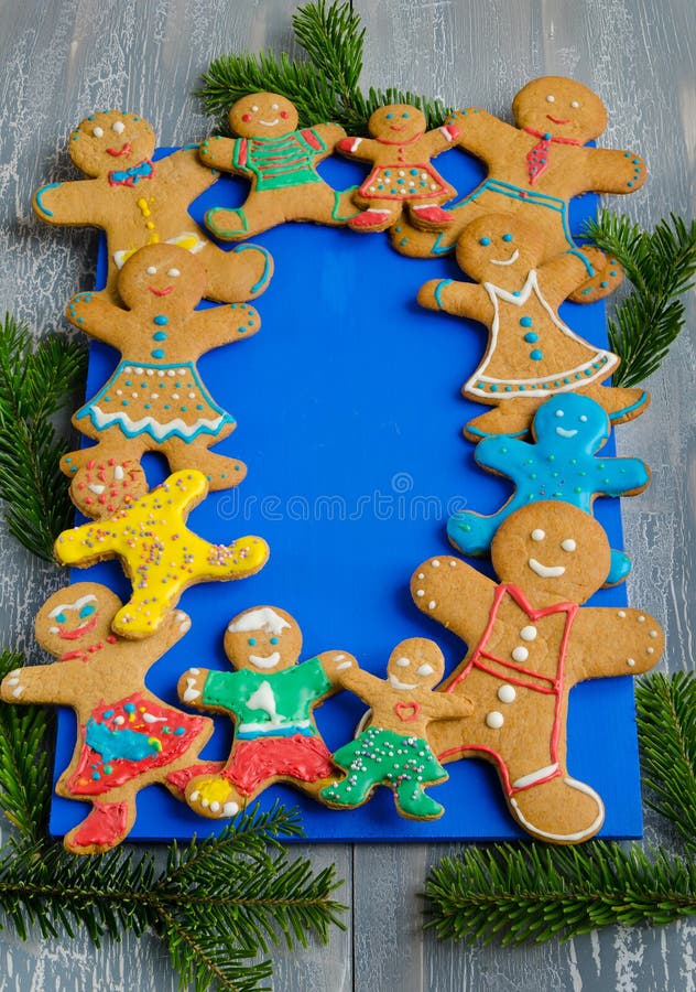 Gingerbread family stock image. Image of festive, girl - 41746973