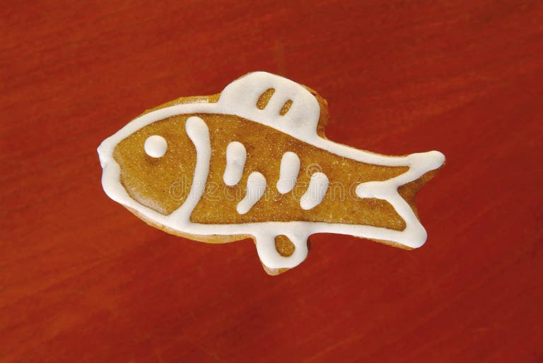 Gingerbread fish stock image. Image of cookies, xmas, food - 6996797
