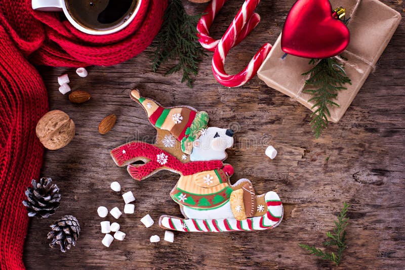 Gingerbread in the form stock image. Image of holiday - 83315519