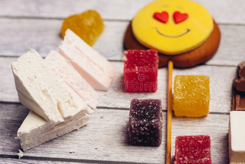 Smiley sweets stock image. Image of bonbon, snack, color - 42961883