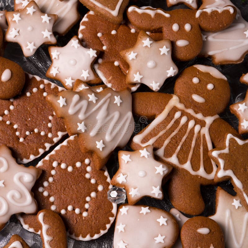 Gingerbread stock photo. Image of decoration, brown, christmas - 82872438