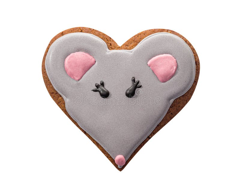 Gingerbread ginger Mouse stock image. Image of isolated - 176518707