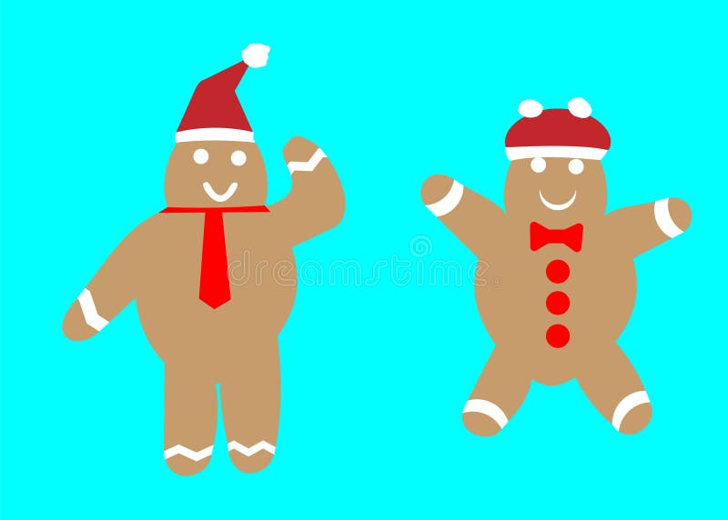 Set of Gingerbread Man Vector and Illustration Stock Vector ...