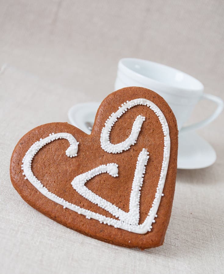 Heart shaped bread stock photo. Image of valentine, closeup - 28872052