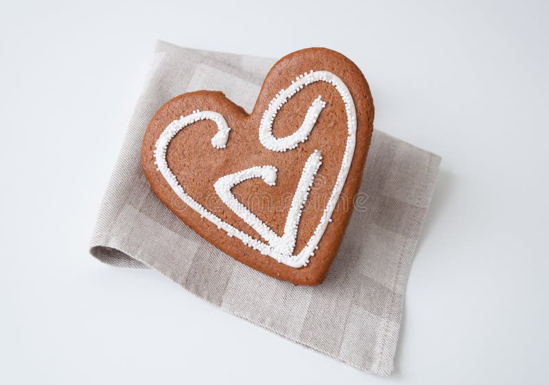 Gingerbread heart stock photo. Image of heart, shaped - 28639514
