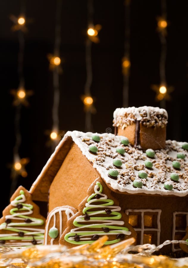 Gingerbread house stock photo. Image of happy, delicious - 17816778