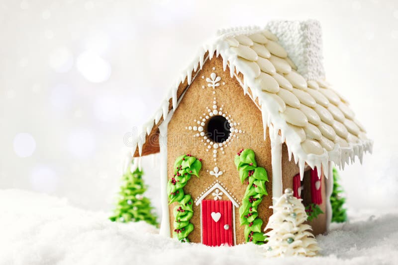 Gingerbread house stock image. Image of decorated, space - 26967807