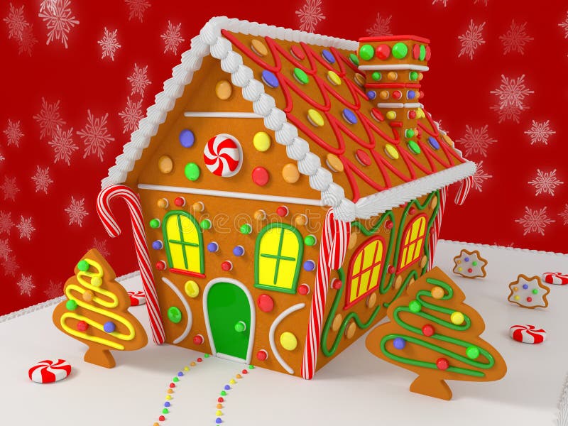 Images Of Cartoon Gingerbread Houses