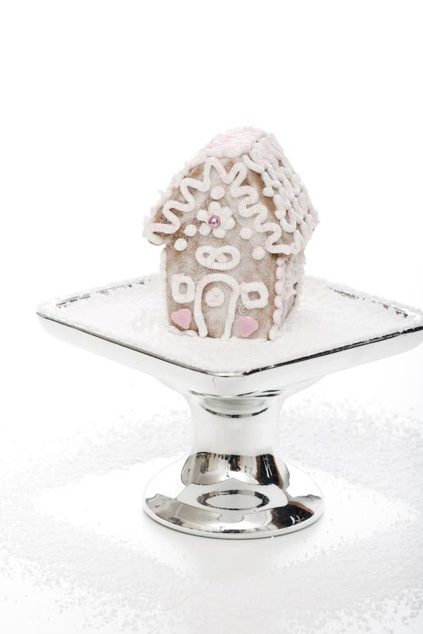 Gingerbread house stock photo. Image of door, snow, child - 61180312