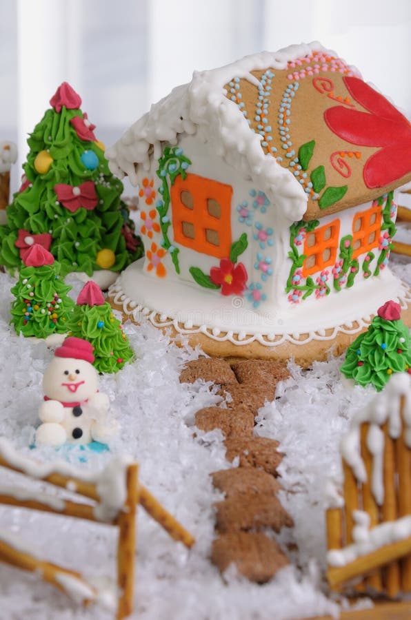 Gingerbread house stock photo. Image of buffet, decoration - 78152018