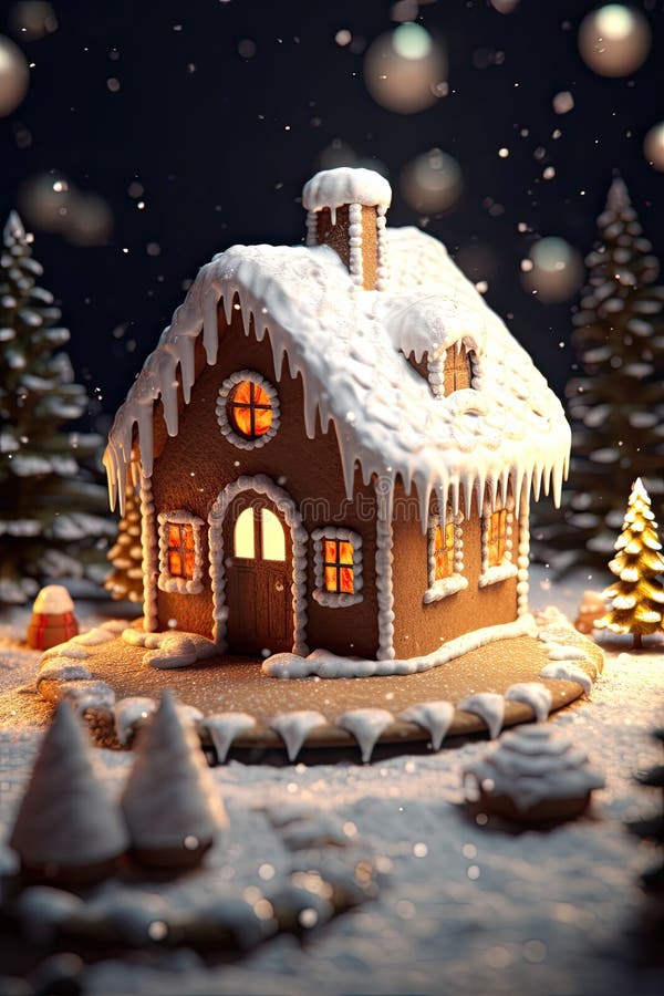 Gingerbread houses stock image. Image of decoration - 290598795
