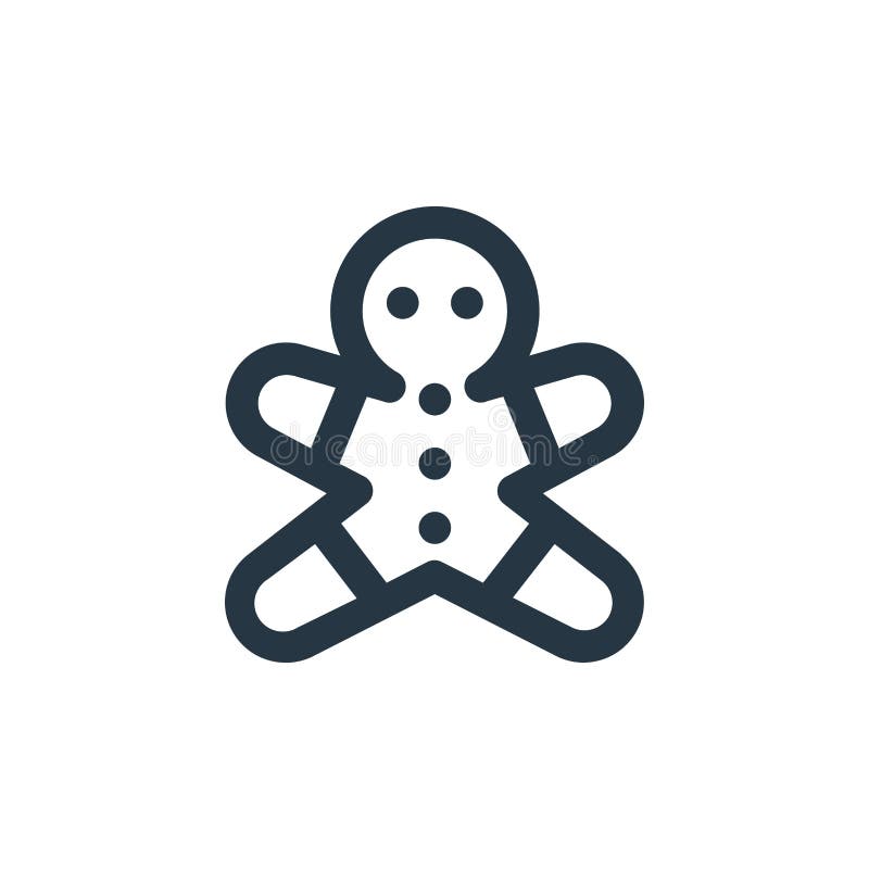 Gingerbread Icon stock vector. Illustration of design - 178874544