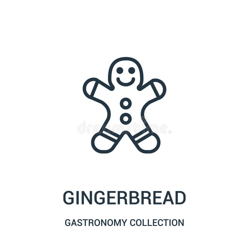 Gingerbread Icon stock vector. Illustration of design - 178874544
