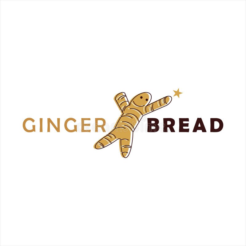 Gingerbread Logo Design Pastry and Bakery Vector Food Stock Vector ...