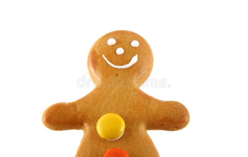 Gingerbread Man 2 stock photo. Image of eyes, eating, unhealthy - 4512192