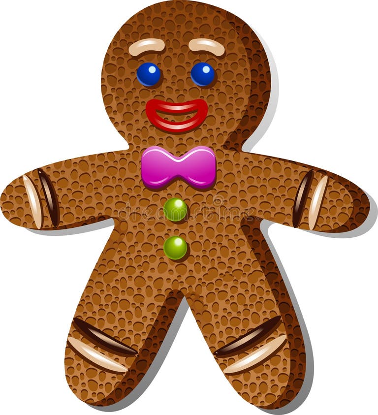 Gingerbread Man Face Stock Illustrations – 2,744 Gingerbread Man Face ...