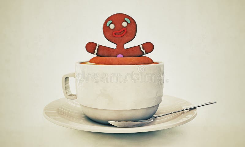 Gingerbread man stock illustration. Illustration of christmas - 27778157