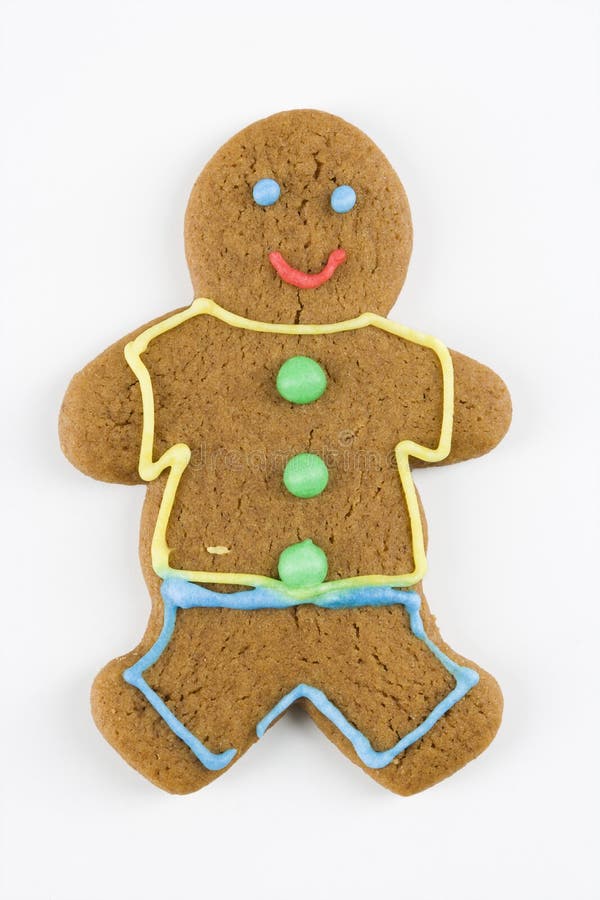 Gingerbread Man with Gingerbread Heart Stock Photo - Image of baked ...