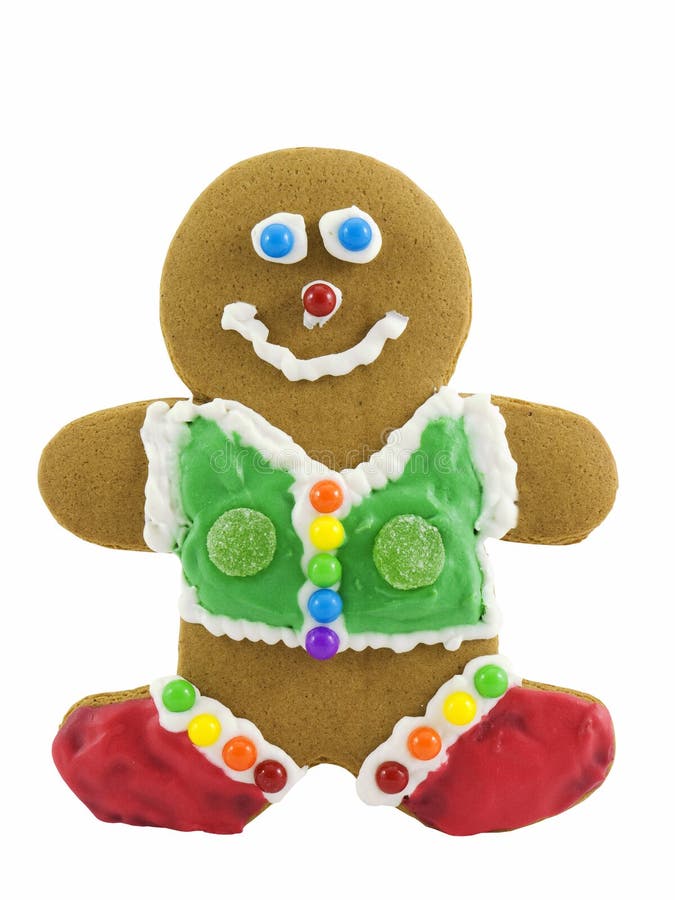 Gingerbread man stock photo. Image of christmas, isolated - 8129842