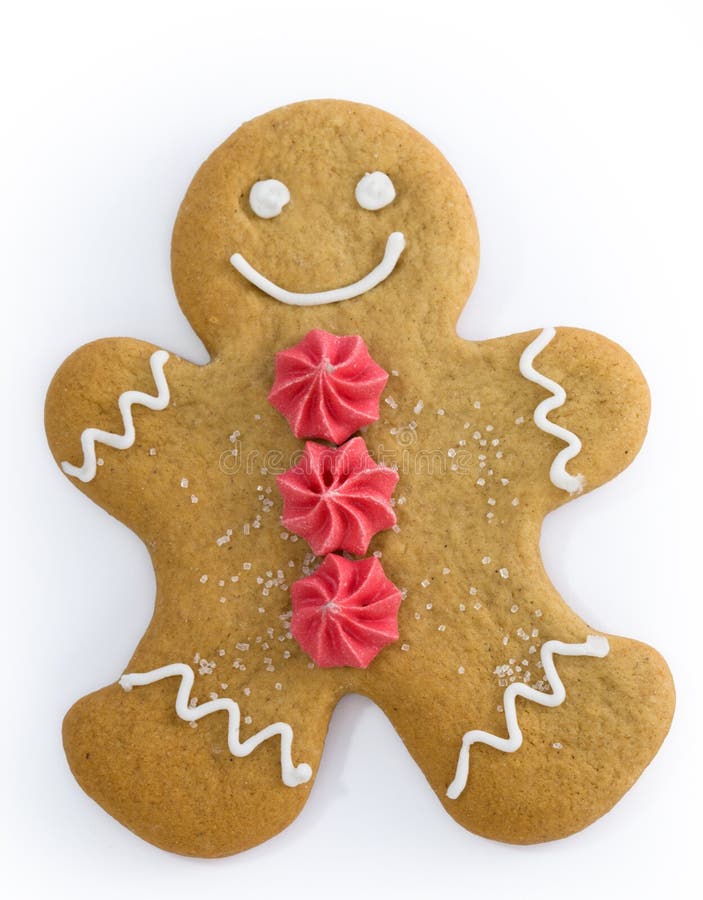 Gingerbread man stock photo. Image of christmas, isolated - 7276004