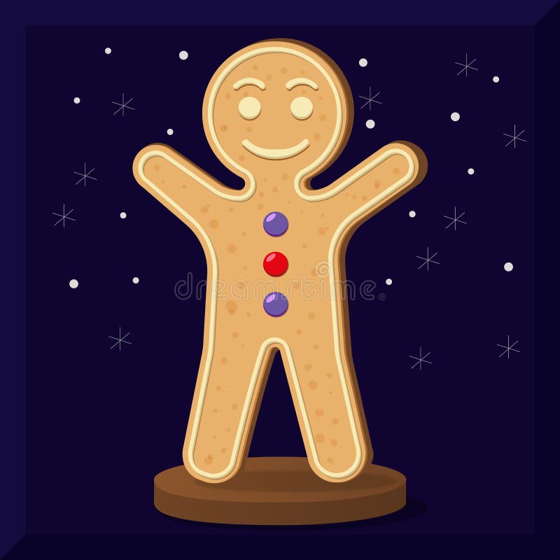 Gingerbread in the Shape of a Man is One of the Symbols of Christmas ...