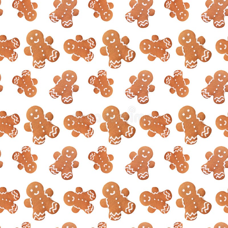 Gingerbread Man Pattern Stock Illustrations – 7,849 Gingerbread Man ...