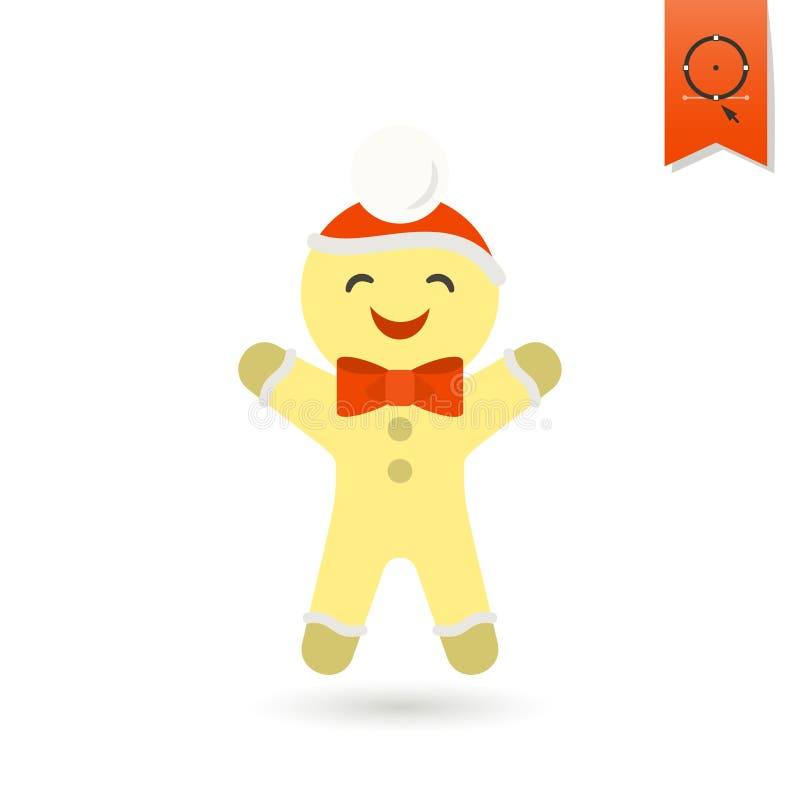 Gingerbread Man. Colorful stock vector. Illustration of santa - 63555041