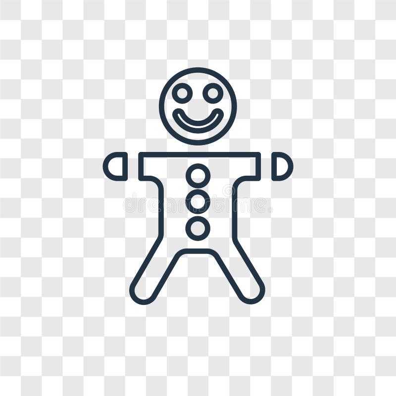 Gingerbread Man Transparent Stock Illustrations – 233 Gingerbread Man ...