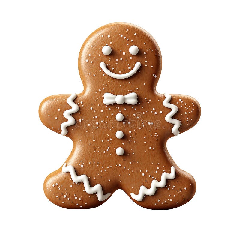 Gingerbread man cookie stock illustration. Illustration of xmas - 294506689