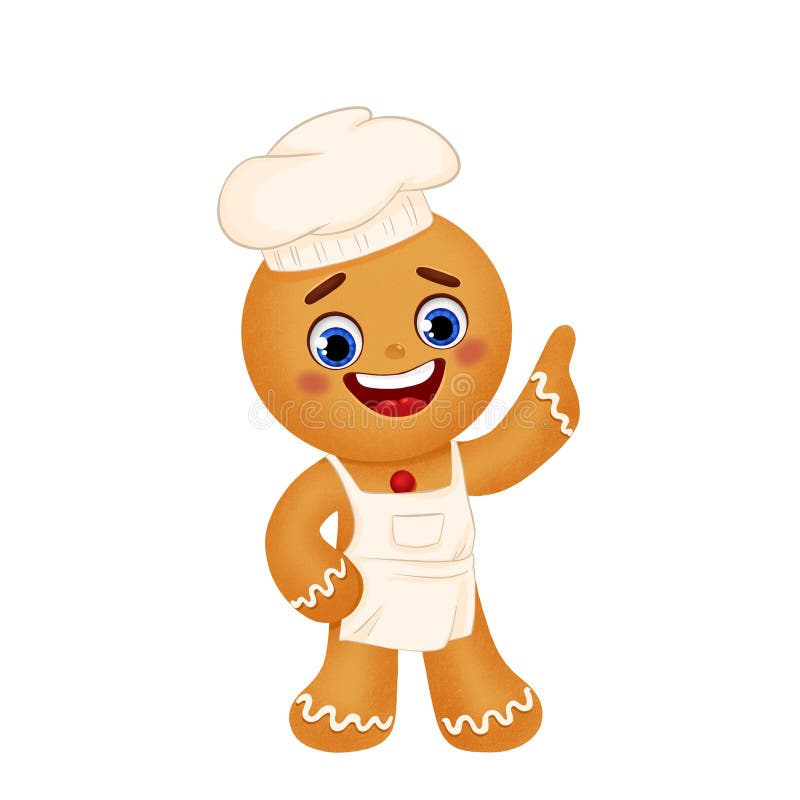 Gingerbread man cookie. stock illustration. Illustration of costume ...