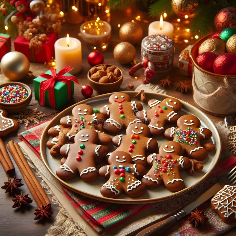 Gingerbread man cookie stock illustration. Illustration of christmas ...