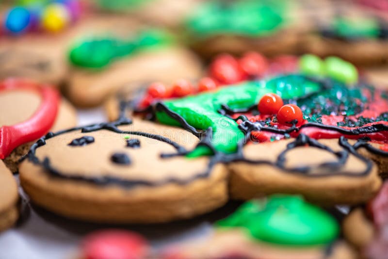 Gingerbread Man with Blurred Out Background Accentuating only the ...